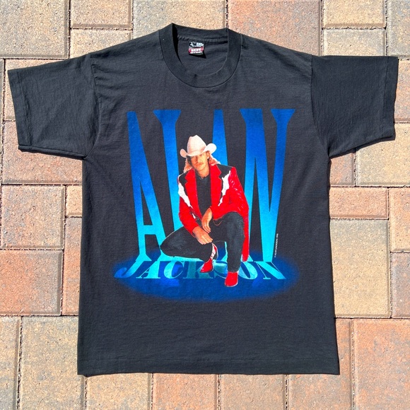 Vintage | Shirts | Mens Vintage 995 Alan Jackson Country Singer Band ...
